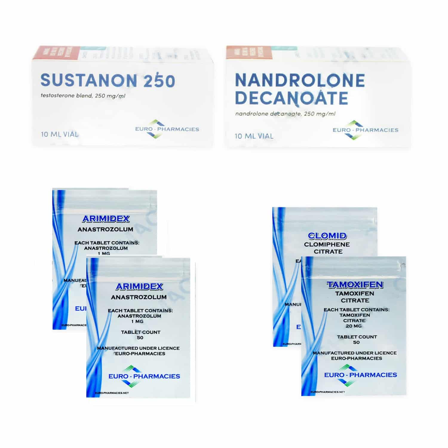 Pack Bulking - Euro Pharmacies - Sustanon / Deca-Durabolin (8 weeks ...