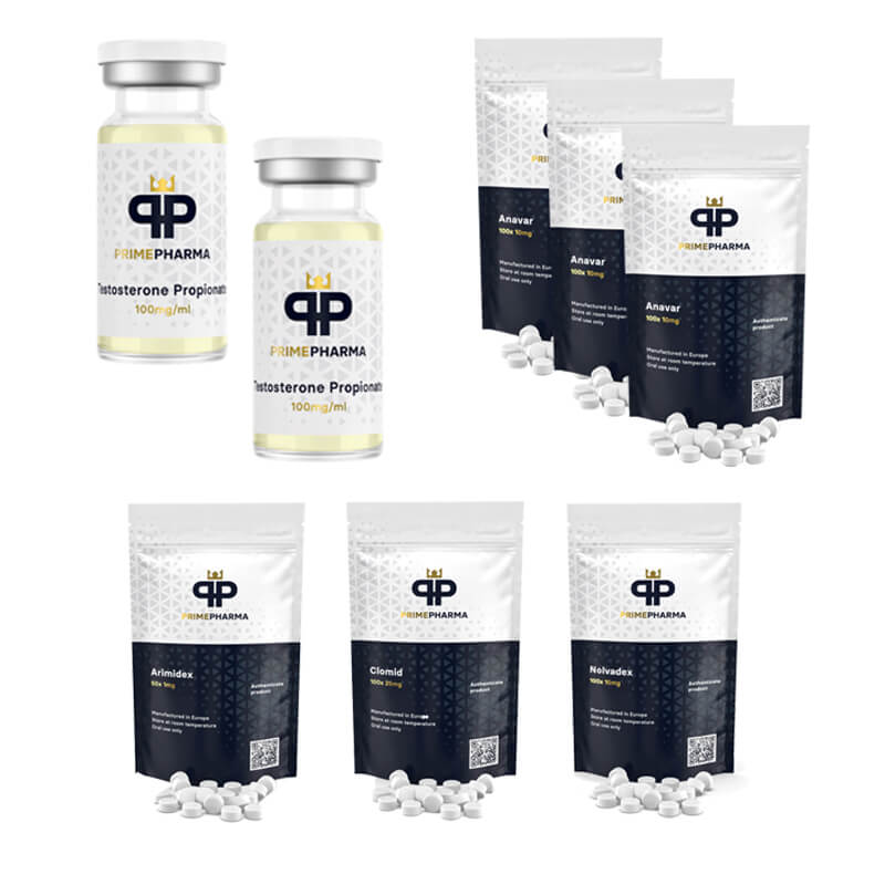 Pack Strength - PRIME PHARMA – Anavar Oxandrolone / Test P (6 weeks ...